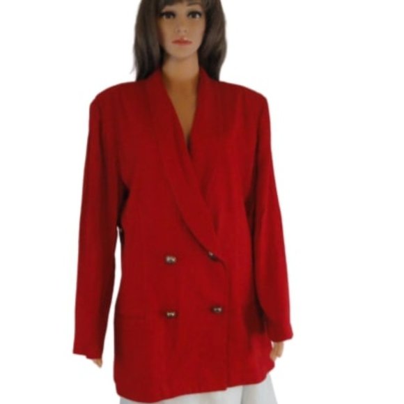 Dani Max | Jackets & Coats | Dani Max Blazer Red Sz 8 Sku 00016 | Poshmark